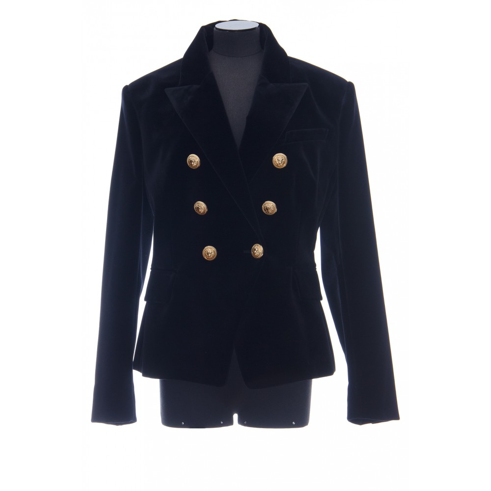 6 BTN VELVET JACKET