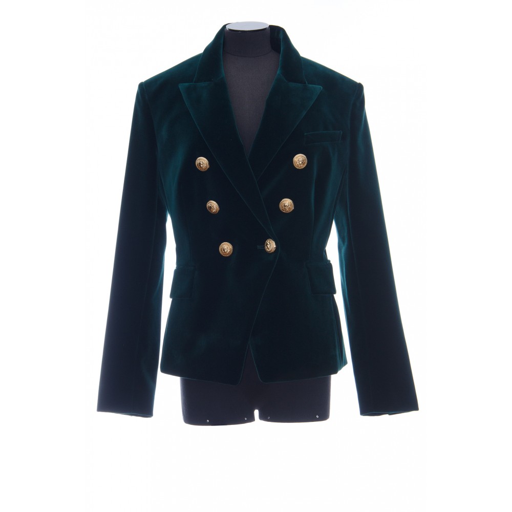 6 BTN VELVET JACKET